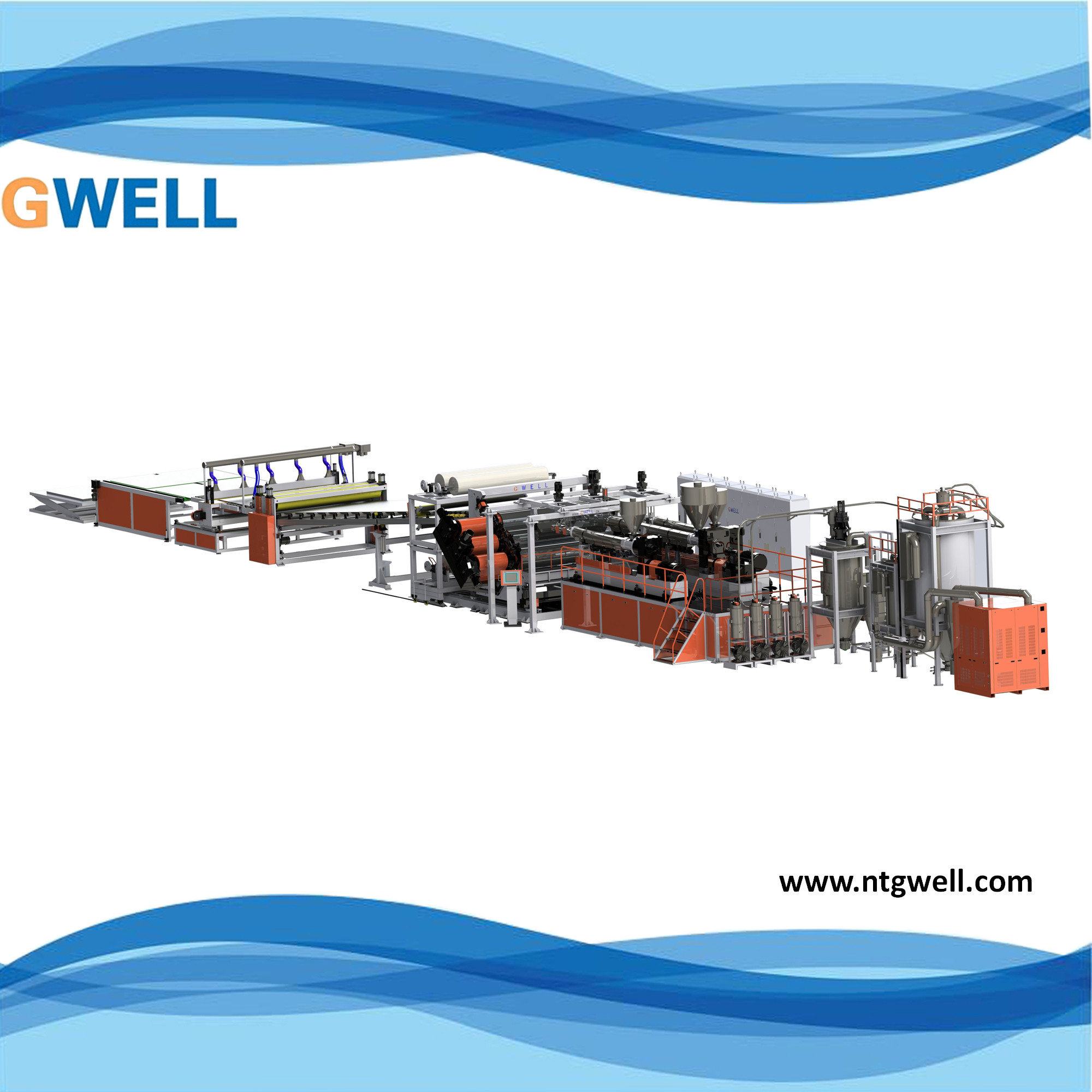 GWELL GPPS क्वांटम डॉट डिफ्यूज़र प्लेट एक्सट्रूडर एक्सट्रूज़न लाइन 2 ...